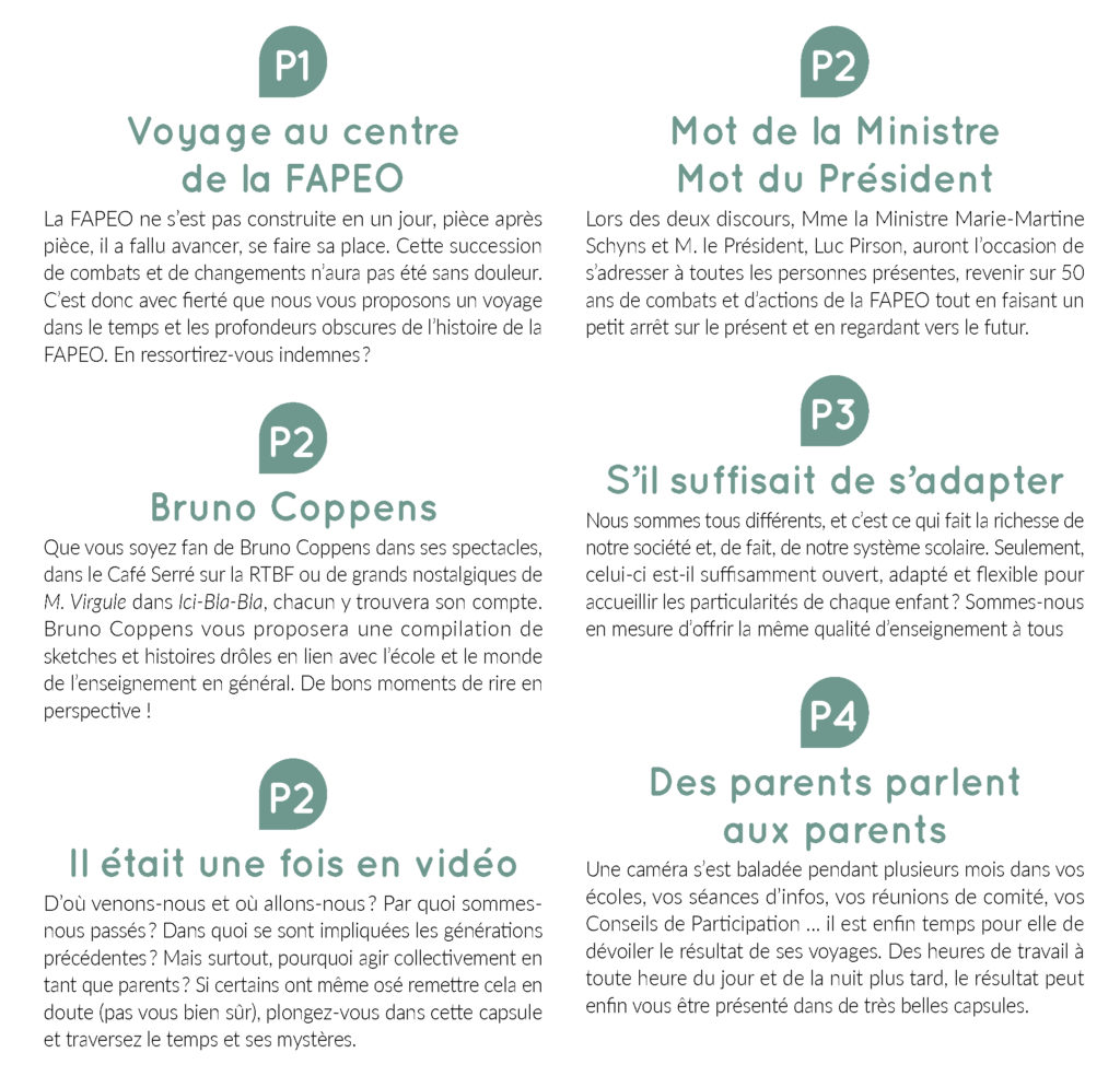 La FAPEO a 50 ans ! - FAPEO